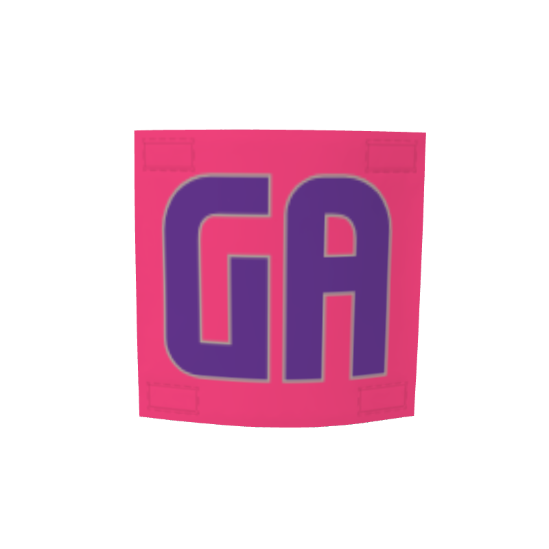 Netball Bib Attachment - Velcro Bib-Dress Att. (1 – FE Custom